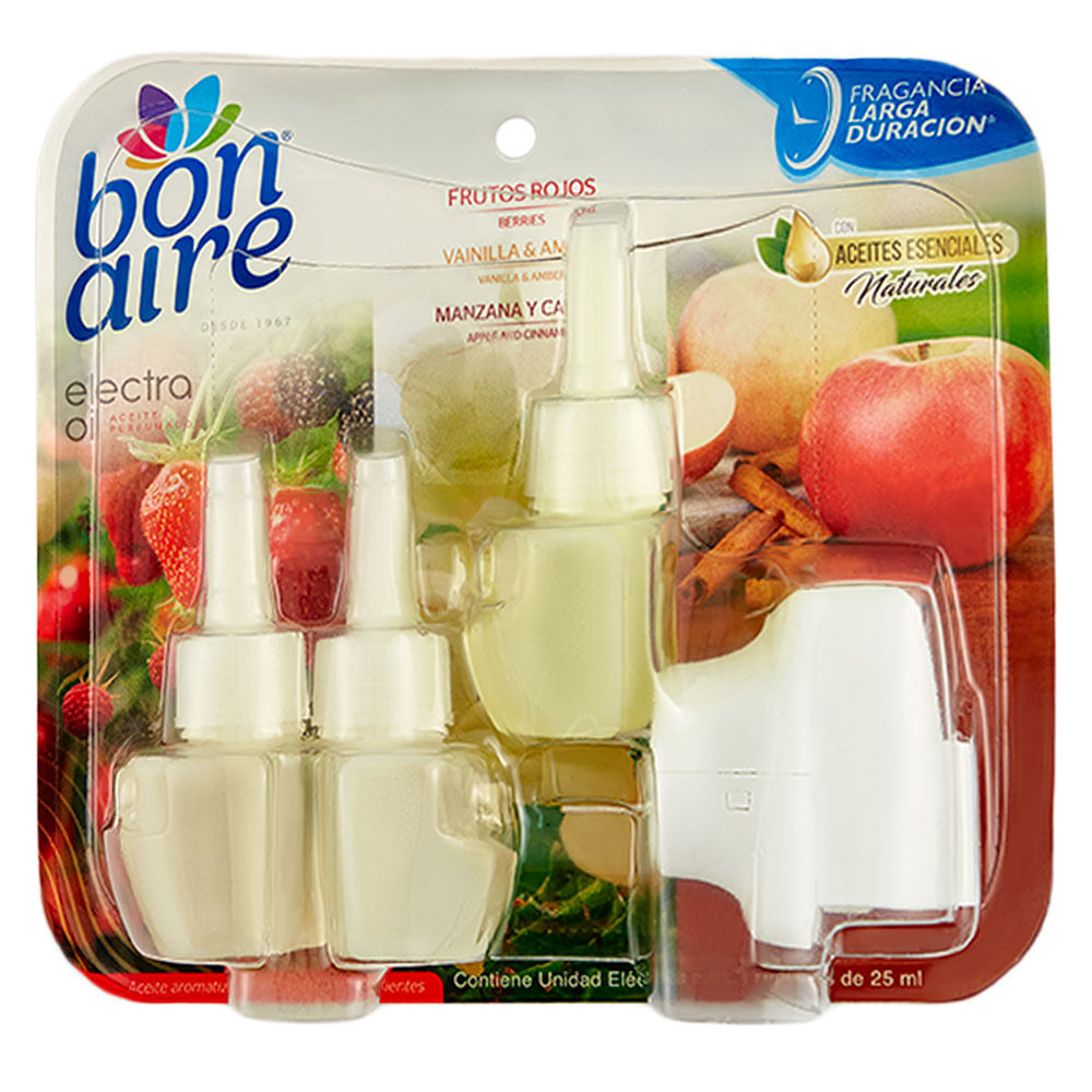 Aceite Perfumado Electra Oil Surtido x 3 Unidades + Aparato. - Easy ...