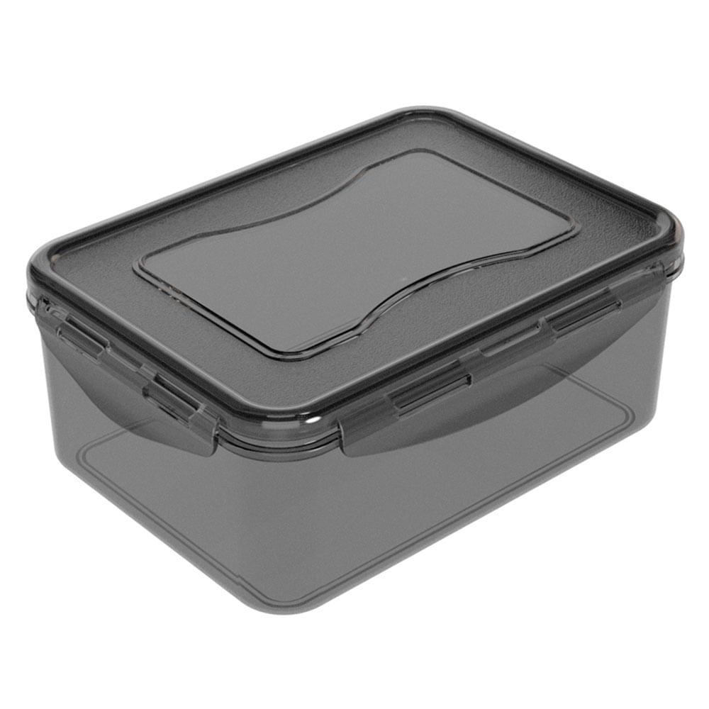 Hermético rectangular Keep Go 2.2L humo Novedades Plasticas easy.co ...