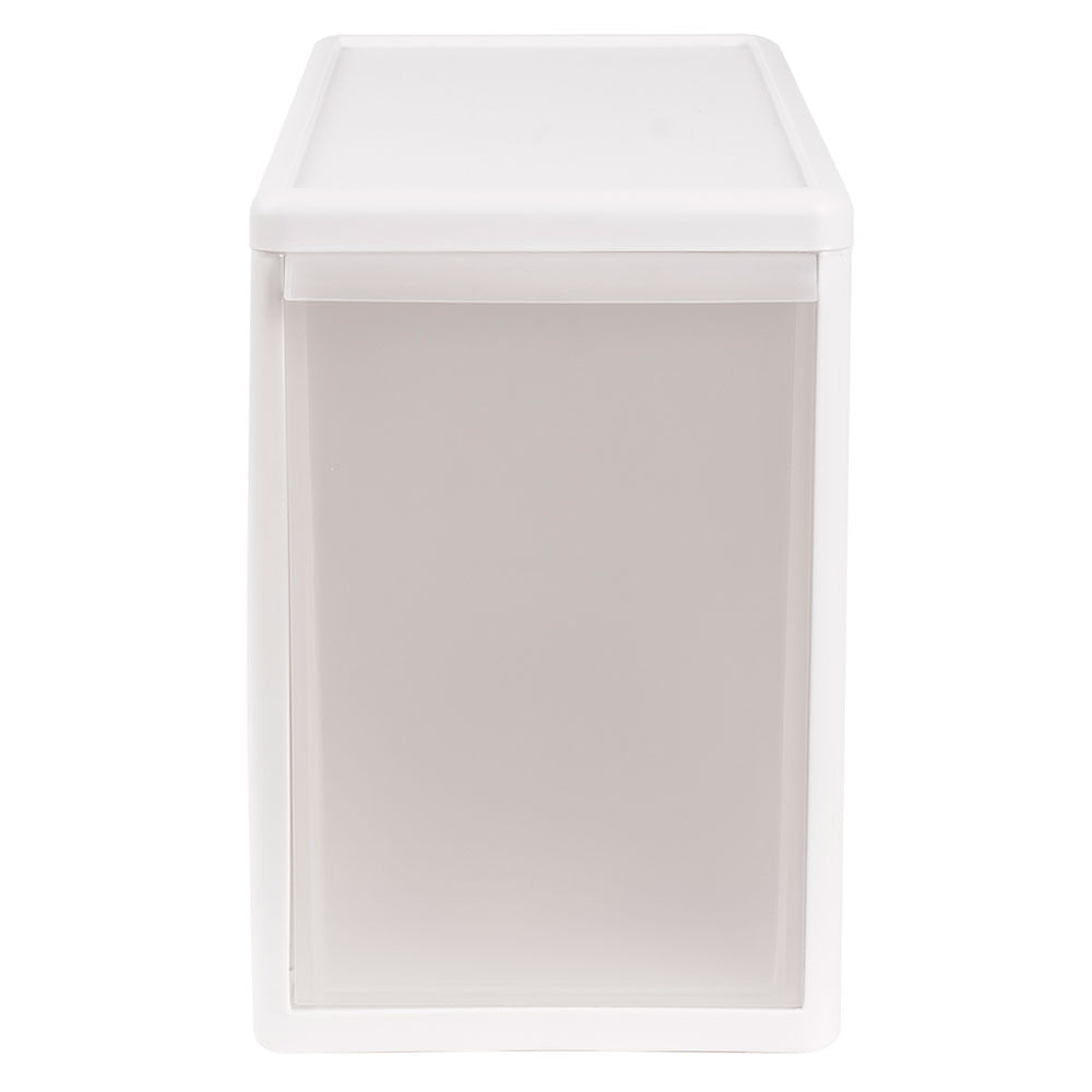 Cajonera plástico modular alta simple blanco 30x20x47cm Hacks&Racks ...