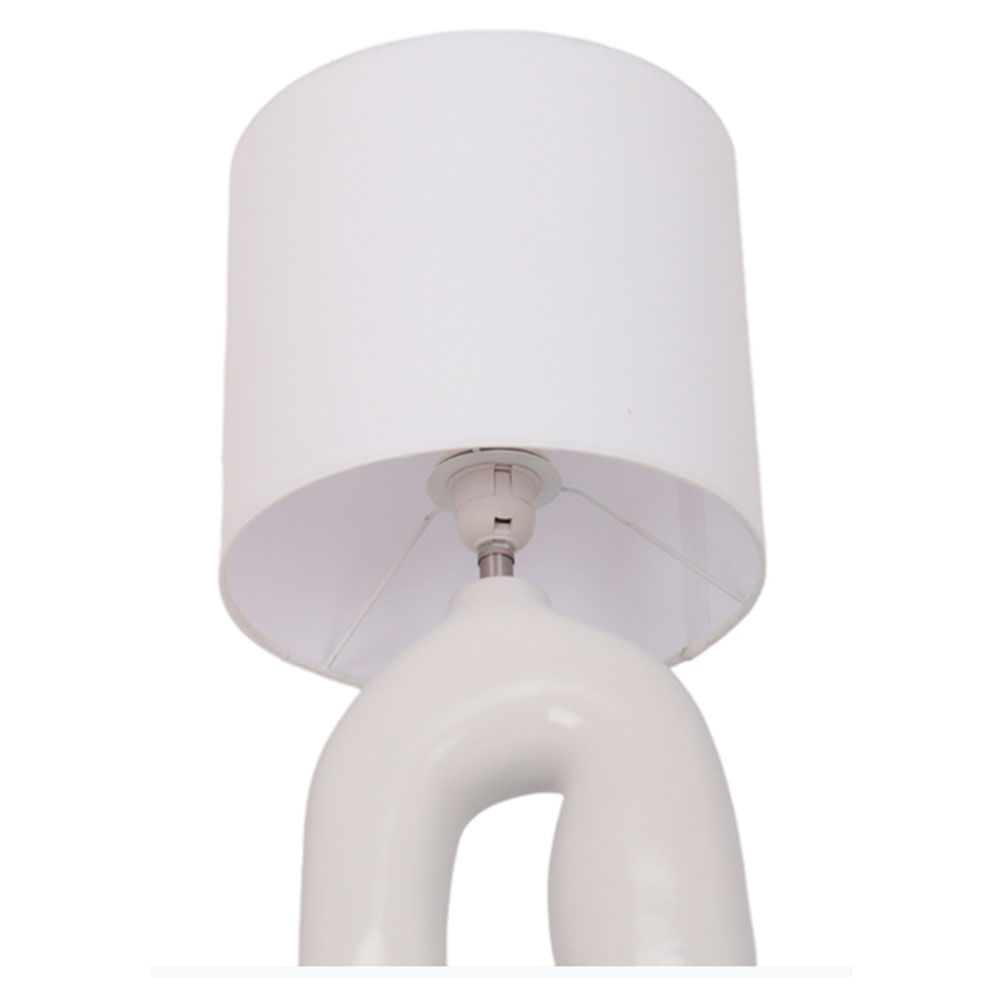 Lámpara mesa Curvy blanco 1 luz Abitare easy.co - Easy Colombia