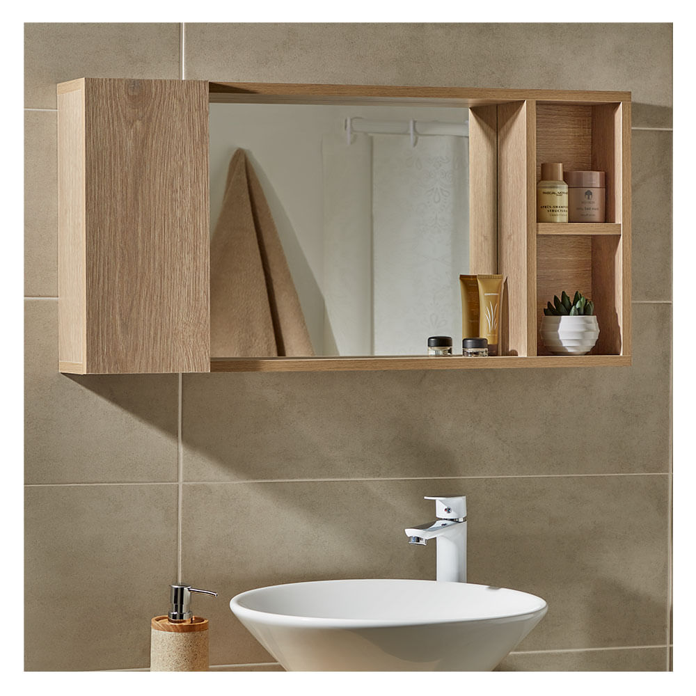 Gabinete Horizontal con Espejo 80x40cm Color Firenze - Easy Colombia