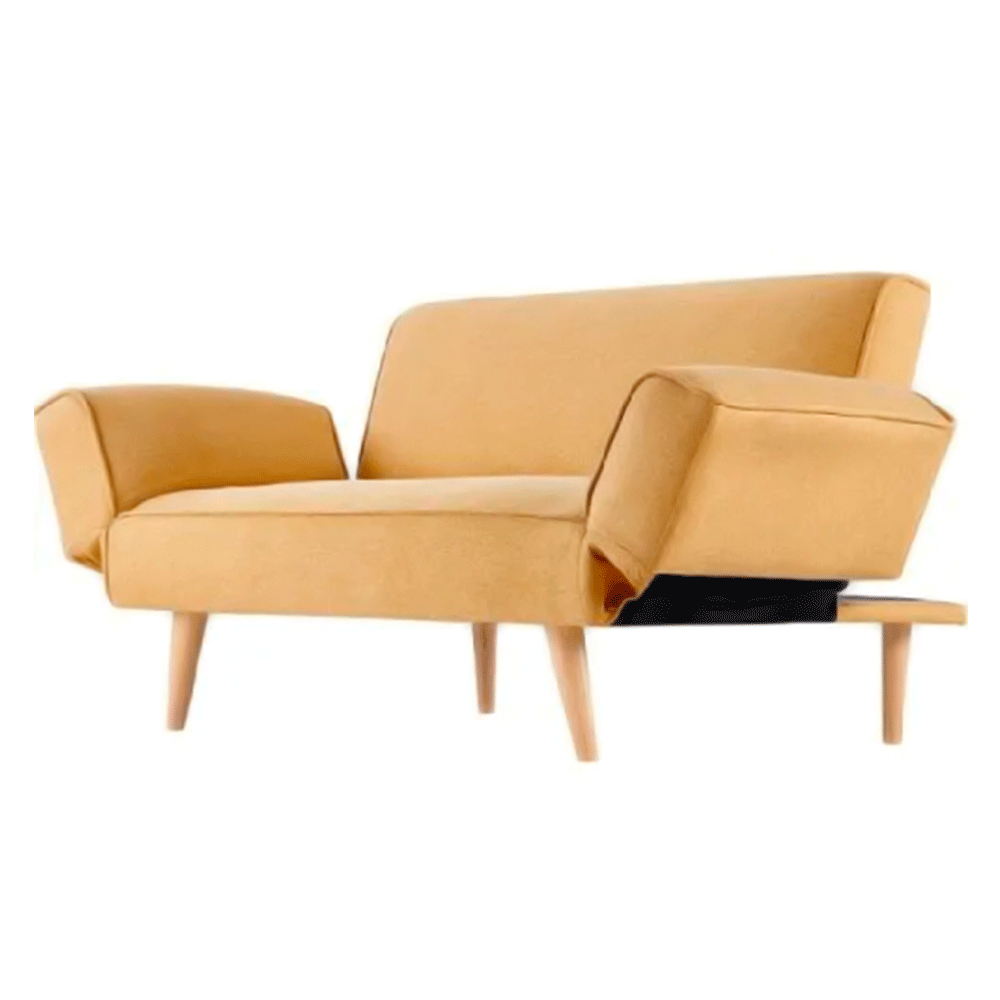 Futon Saralia 177x86x74 Amarillo - Easy Colombia