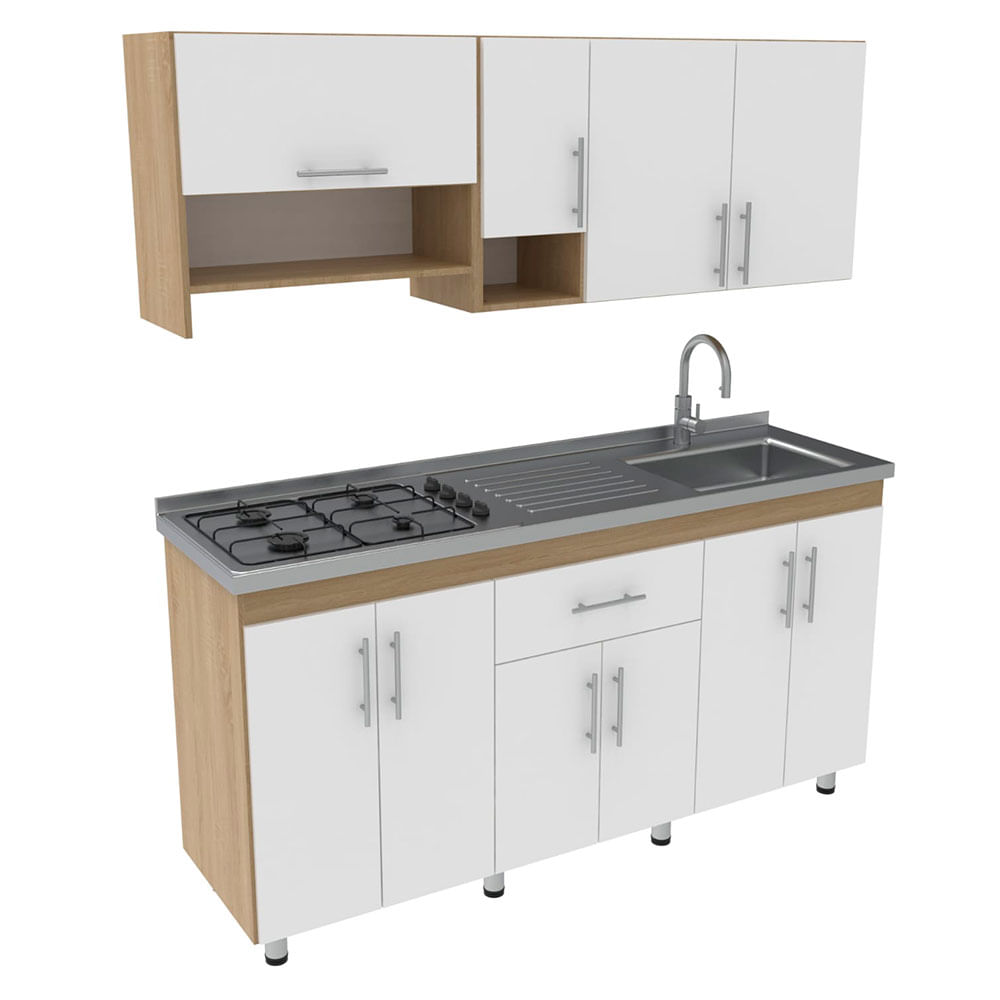 Cocina integral Beirut 180cm germany derecha Moduofi easy.co - Easy ...