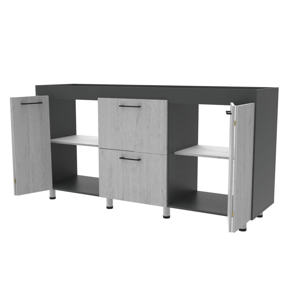 Mueble cocina inferior Serón ferrara/venecia 180x91.5x49.5cm Moduofi ...