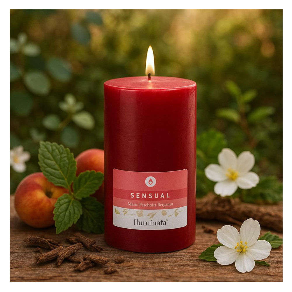 Vela pilar sensual 12x8x8 cm Iluminata easy.co - Easy Colombia