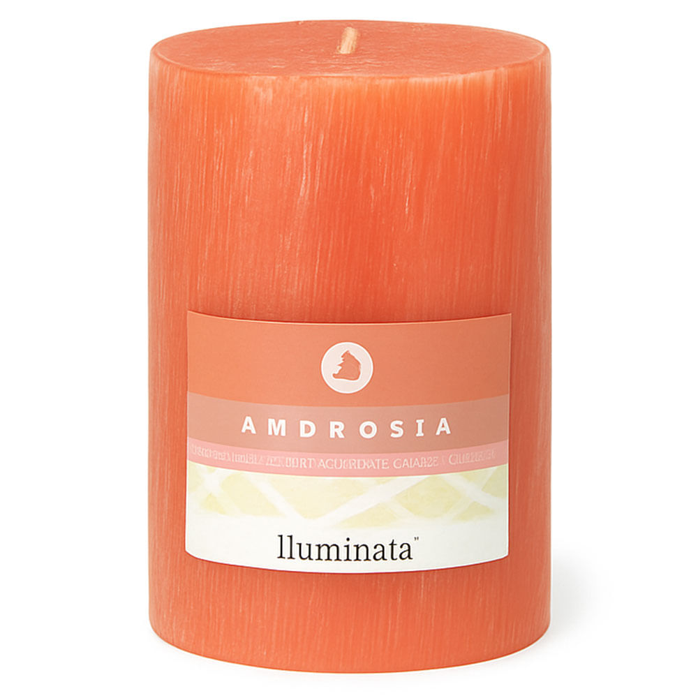 Vela pilar ambrosia 12x8x8 cm Iluminata easy.co - Easy Colombia