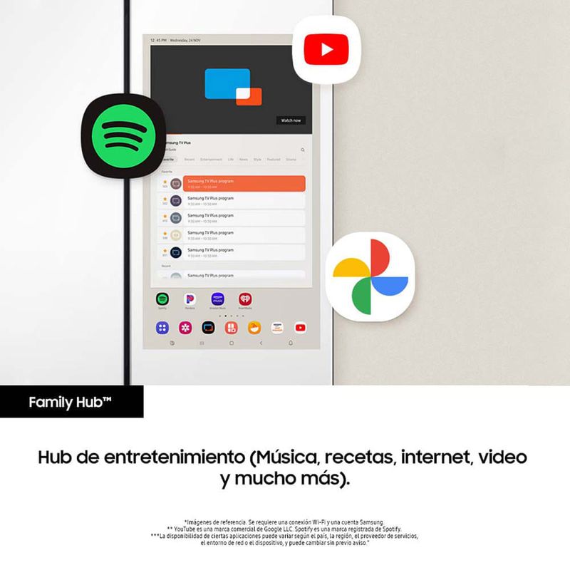 Nevecón Samsung Tipo Europeo Family Hub Bespoke 809 Litros ...