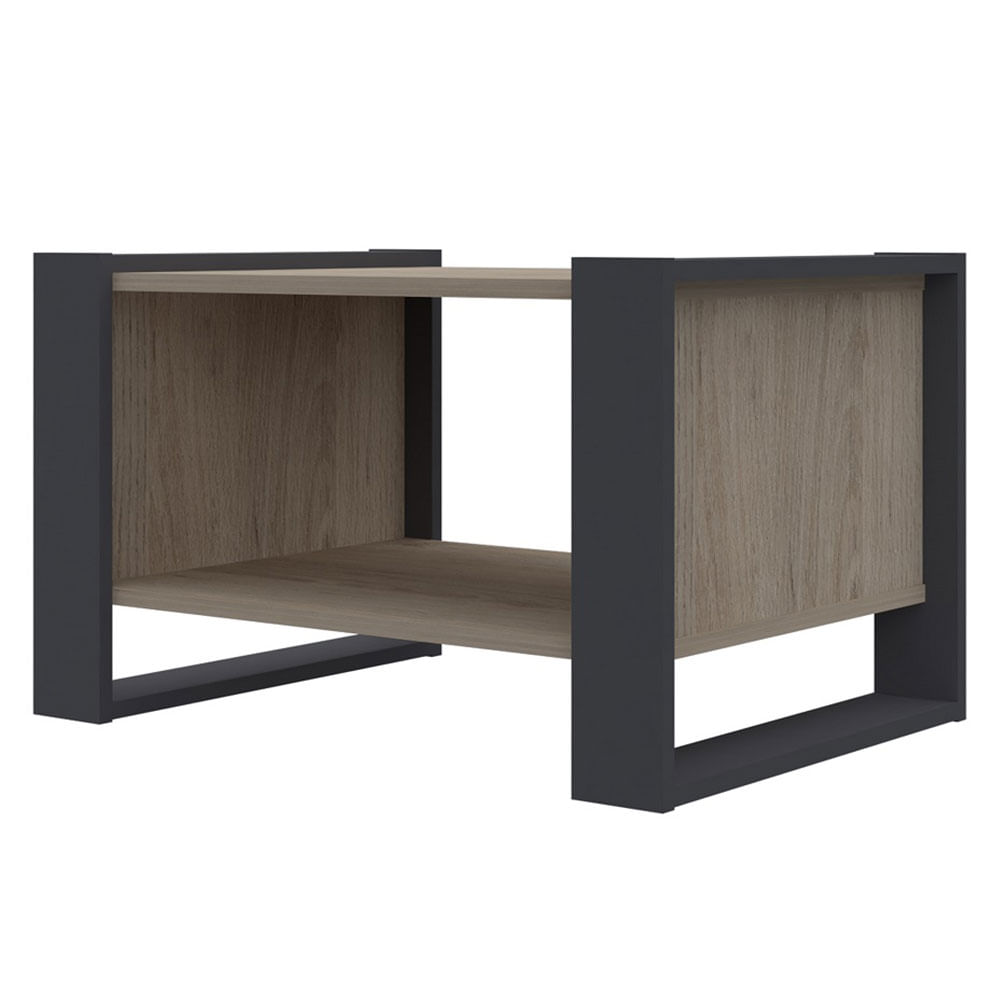 Mesa de centro rectangular Milán 66x45x40 cm arena/gris Inval easy.co - Easy Colombia
